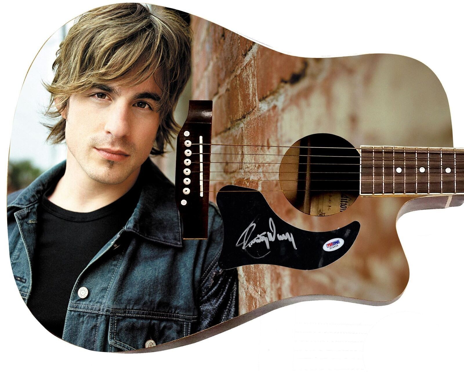 Jimmy Wayne Signed 1/1 Custom Graphics Photo Guitar PSA | Autographia