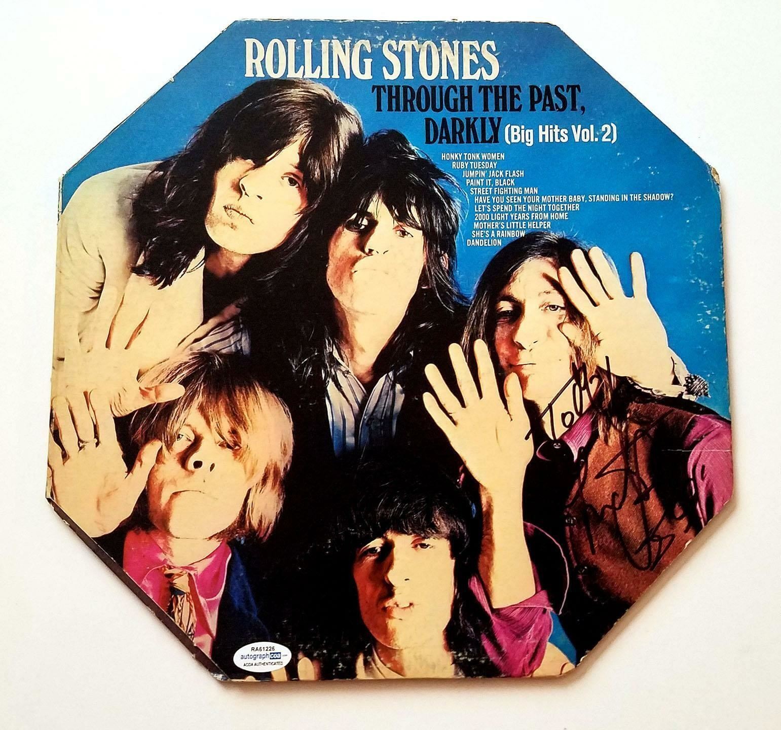 Charlie Watts Rolling Stones Signed Autographed Album Cover ACOA ...