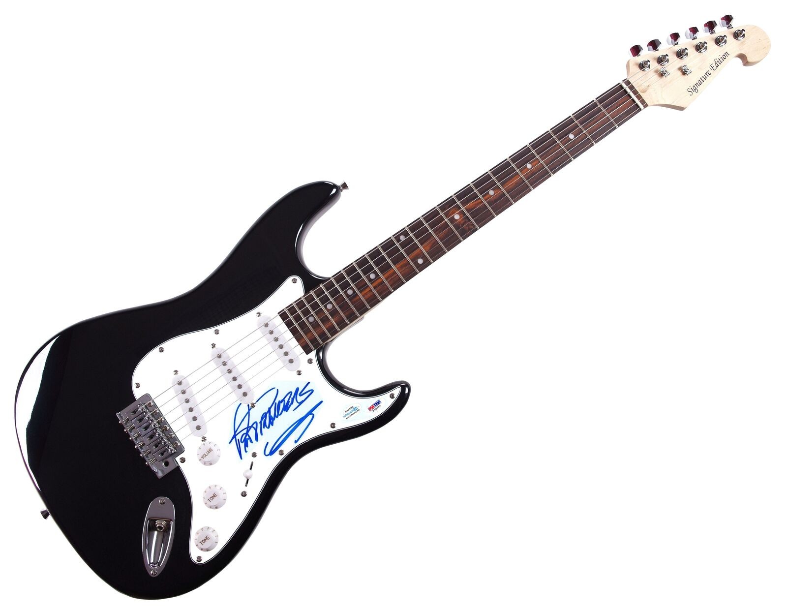 Pat Travers Signed Autographed Guitar ACOA PSA | Autographia