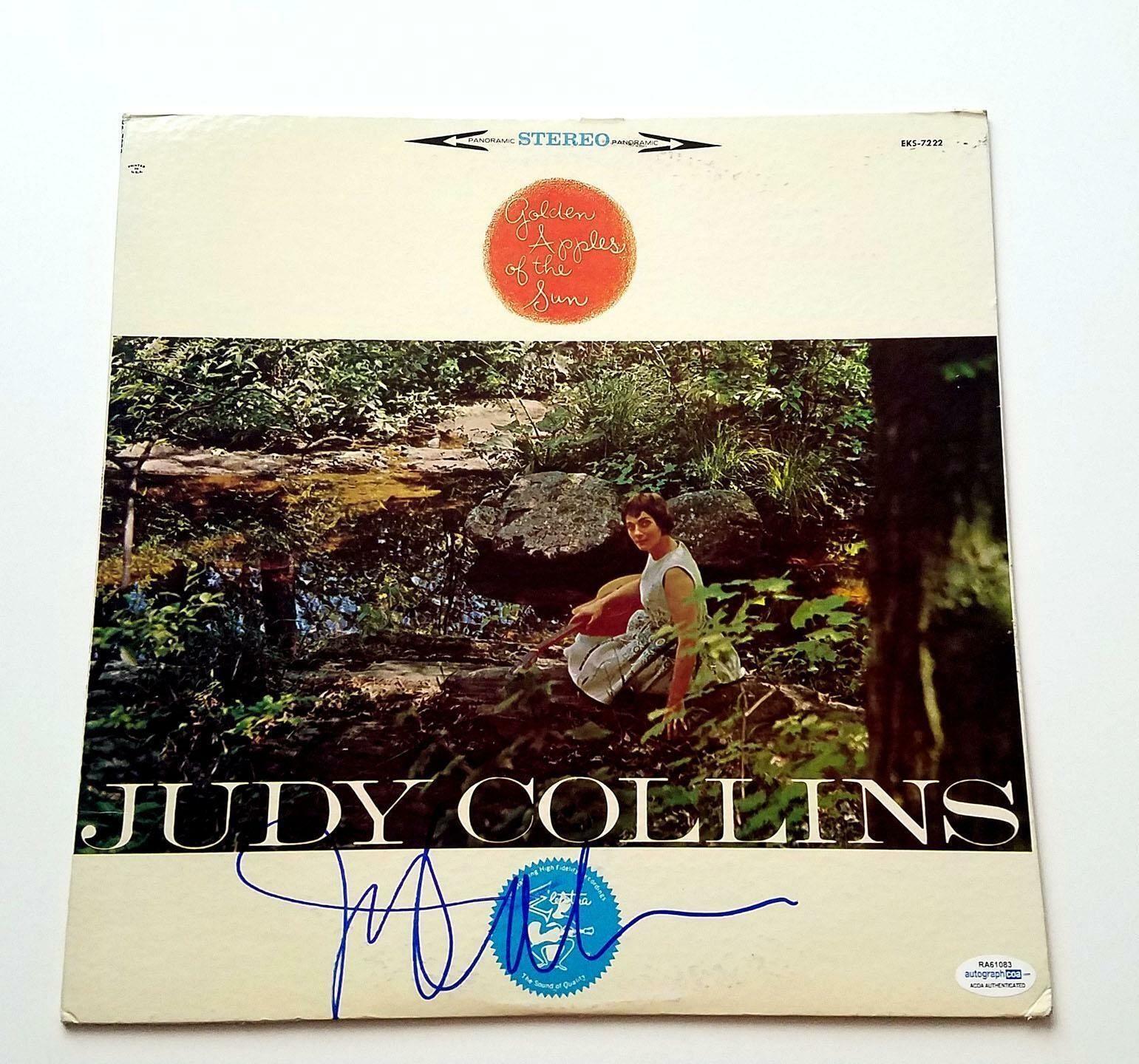 Judy Collins Autographed Golden Apples Of The Sun Album Cover LP ACOA ...