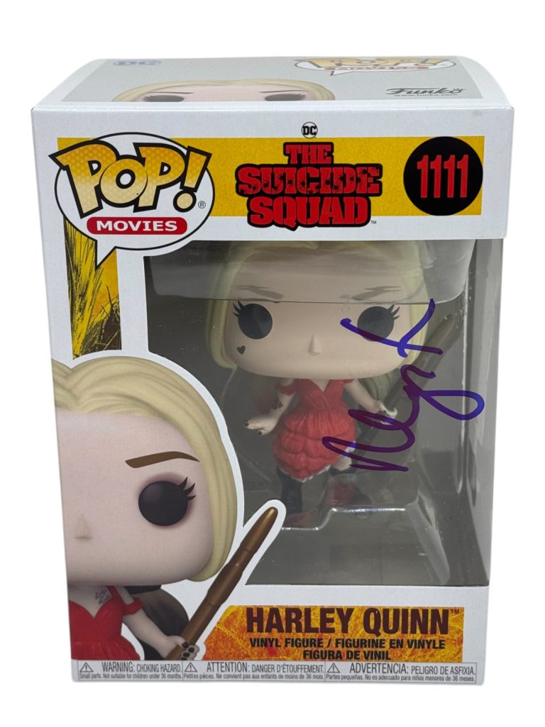 Margot Robbie Signed Harley Quinn Funko Pop The Suicide Squad Autograph ...