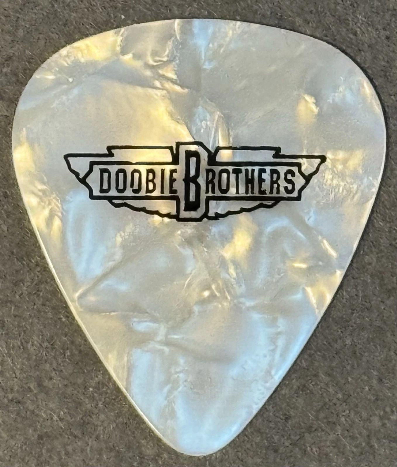 PATRICK SIMMONS DOOBIE BROTHERS GUITAR PICK BAND RARE LEGEND 2025 Used ...
