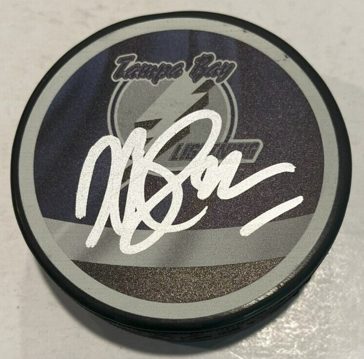 DAN BOYLE SIGNED TAMPA BAY LIGHTNING HOCKEY PUCK W/ CASE COA | Autographia