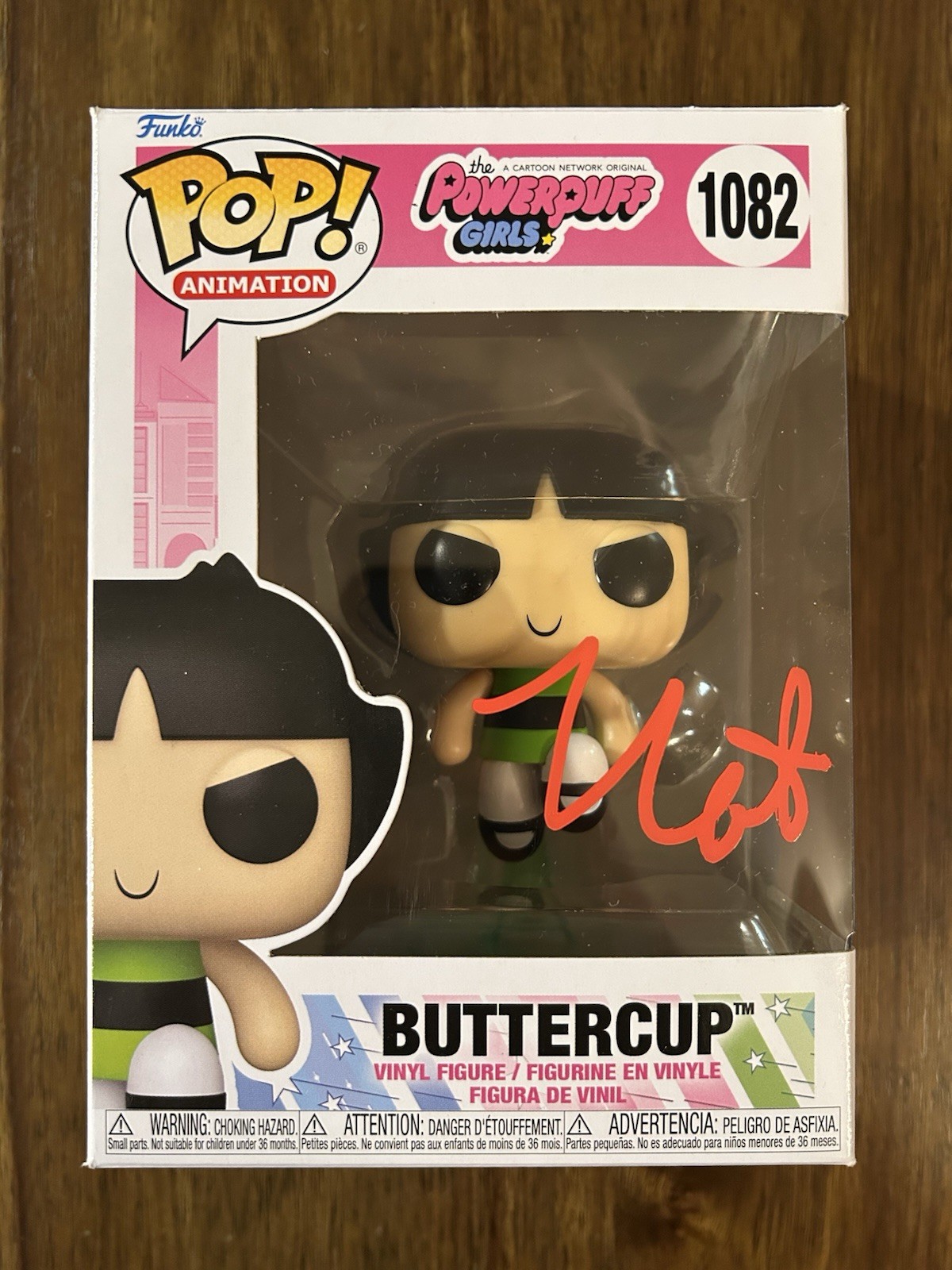 Natalie Palamides 'Power Puff Girls' Signed Funko Pop 'Buttercup ...
