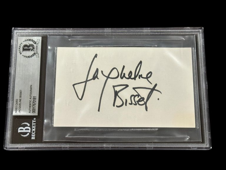 Jacqueline Bisset The Deep Greek Tycoon Bullitt Signed Autograph BAS ...