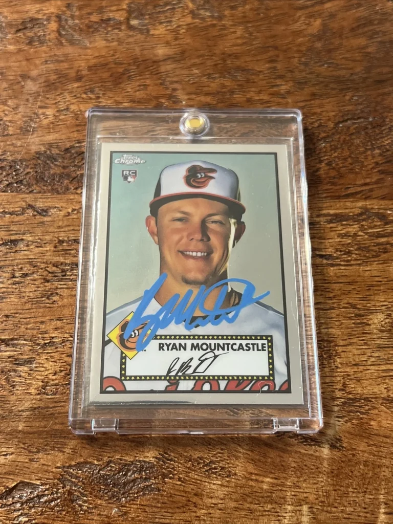 Ryan Mountcastle IP Signed Topps Chrome Anniversary Rc Card PSA DNA Coa ...