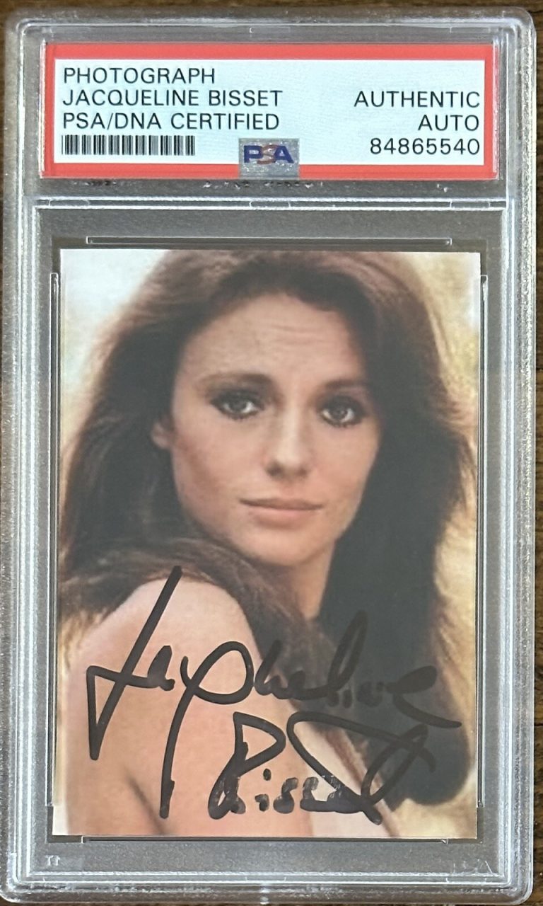 JACQUELINE BISSET SIGNED PHOTOGRAPH AUTOGRAPH PSA DNA COA SEXY MODEL ...