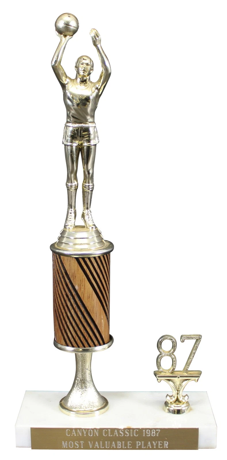 Shaquille O'Neal 13 Inch 1987 High School Canyon Classic MVP Trophy Un ...