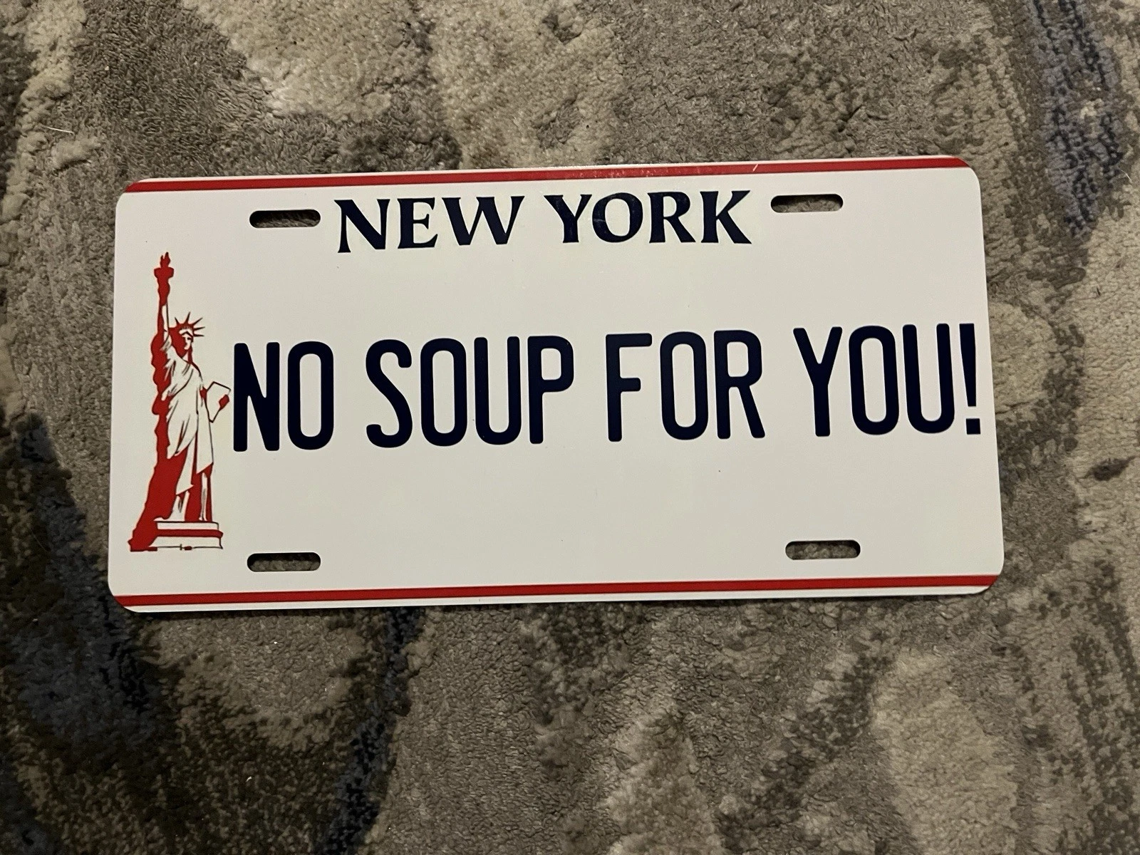 THE SOUP NAZI NOVELTY LICENSE PLATE & FUNKO POP YEV KASEEM SEINFELD ...