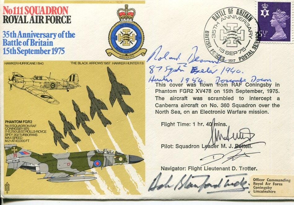Roland Beamont Robert Stanford Tuck RAF WWII War Fighter Ace Signed ...
