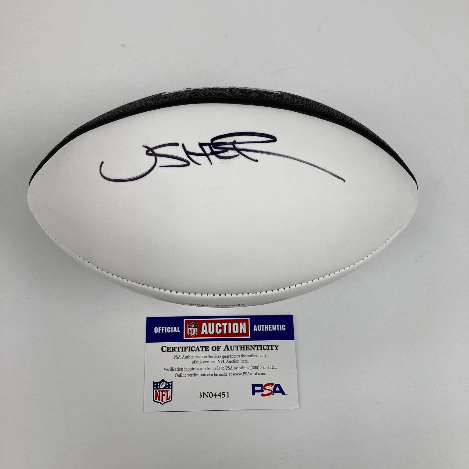 Usher Signed Super Bowl LVIII Wilson NFL Football PSA DNA COA | Autographia