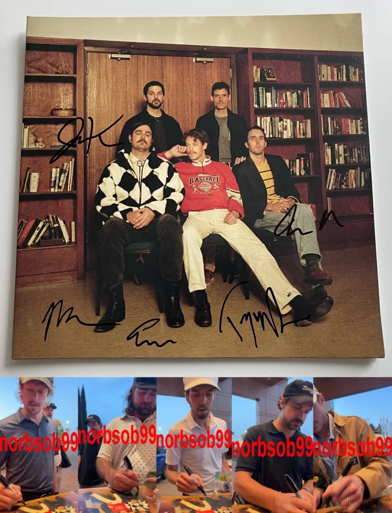 CAAMP SIGNED AUTOGRAPH COPPER CHANGES COLOR VINYL TAYLOR MEIER +4 w ...