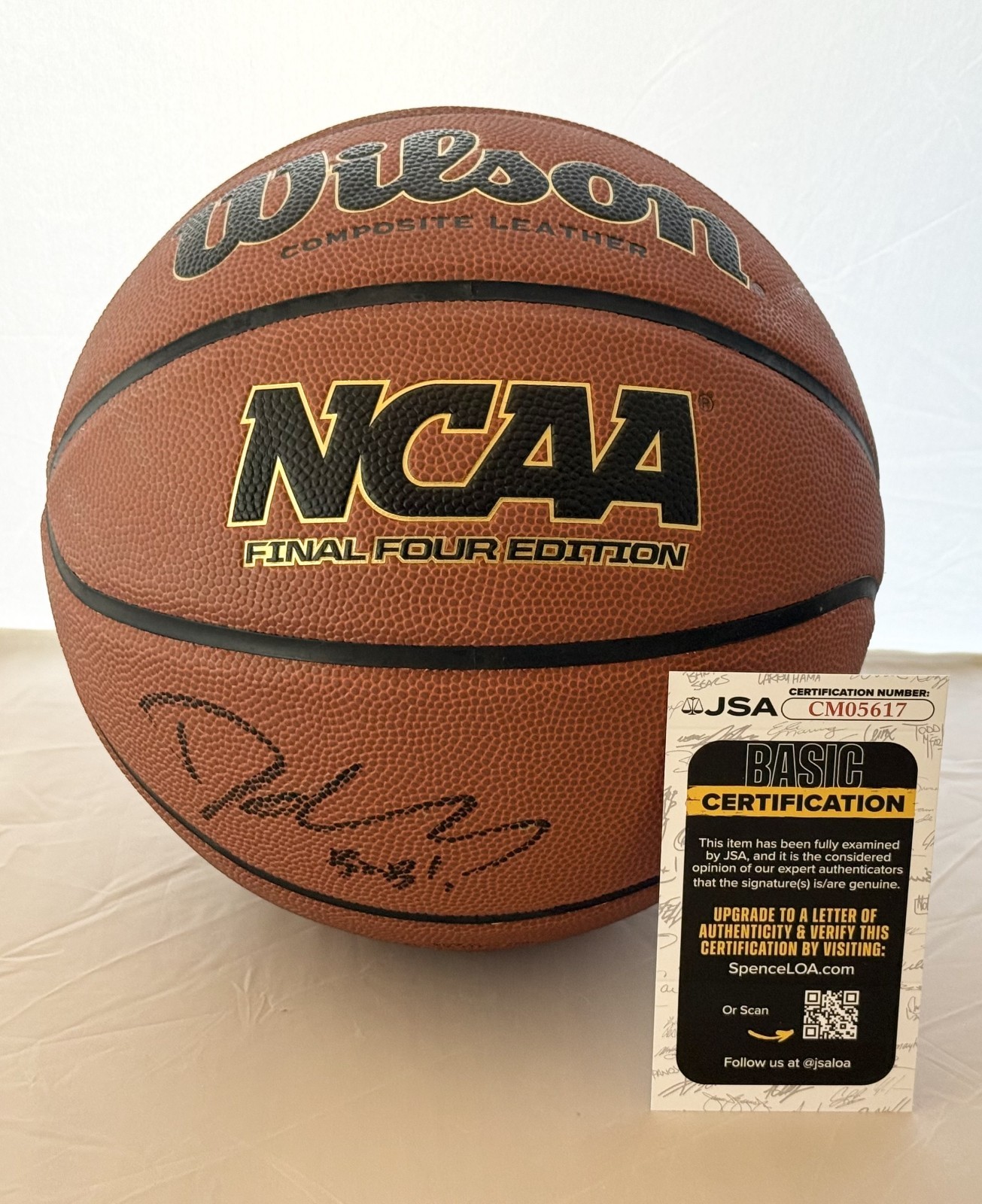 Dan Hurley UConn Huskies signed NCAA Basketball Ball autographed #2 JSA ...