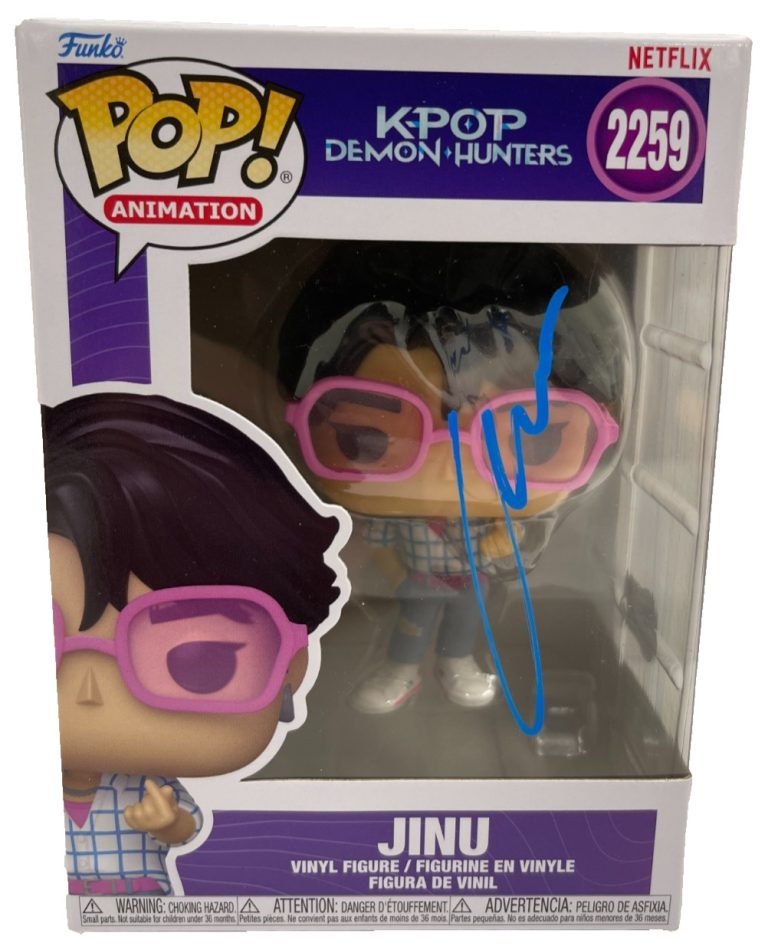 Ahn Hyo-Seop Signed Jinu Funko Inscription K Pop Demon Hunters ...